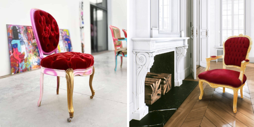 Chaise baroque rouge : nos idées pour votre décoration