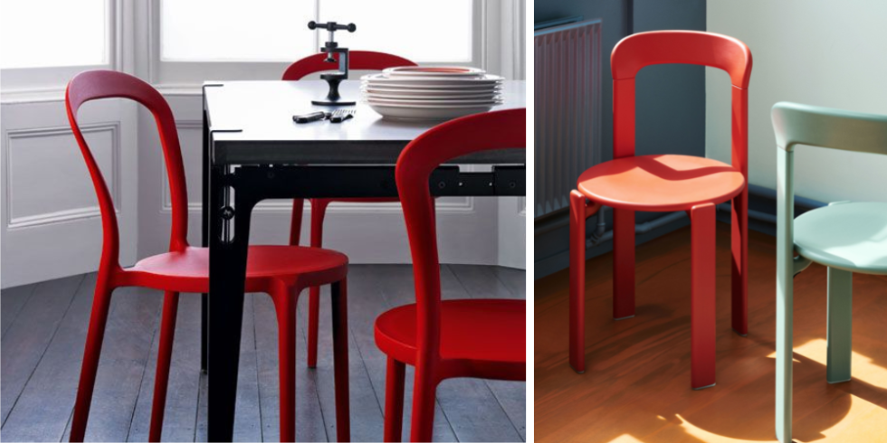Chaise moderne rouge : nos idées pour votre décoration
