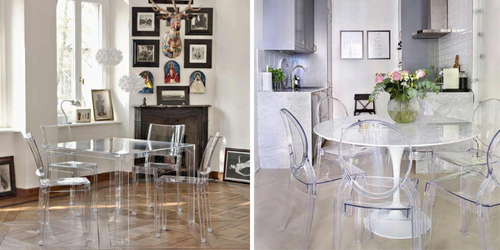 Chaise transparente : toutes nos idées pour votre décoration