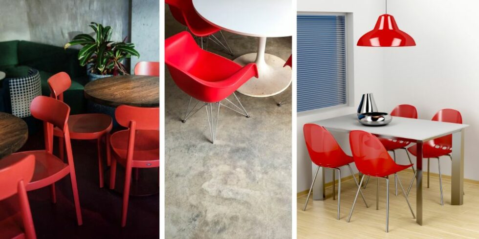 Chaise rouge : nos idées pour votre décoration